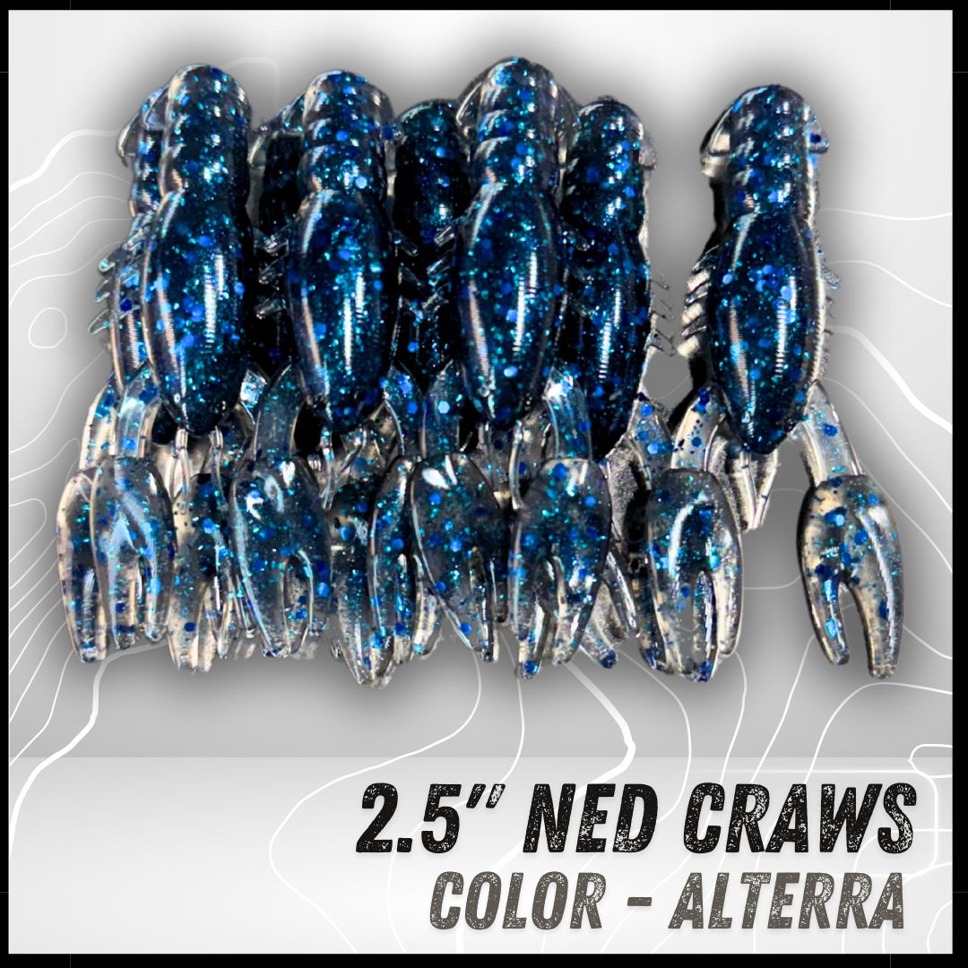 8PK 2.50” Epic Ned Craws – Last Swim Customs