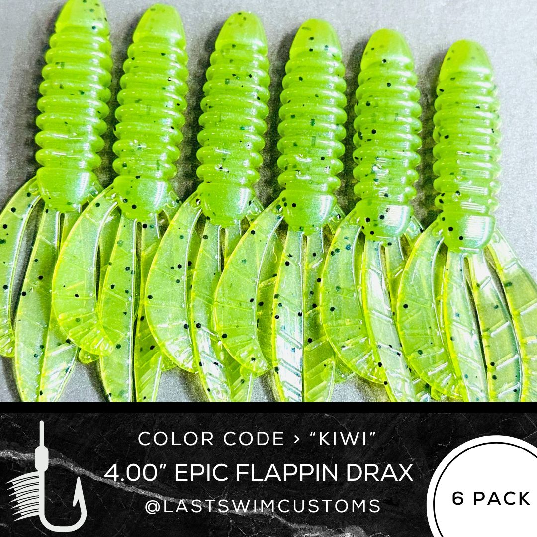 6PK 4.00" Epic Flappin Drax – Last Swim Customs