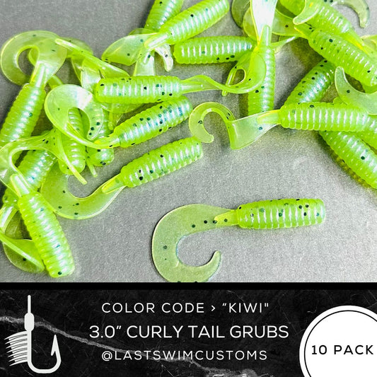 Curly Tail Grubs – Last Swim Customs