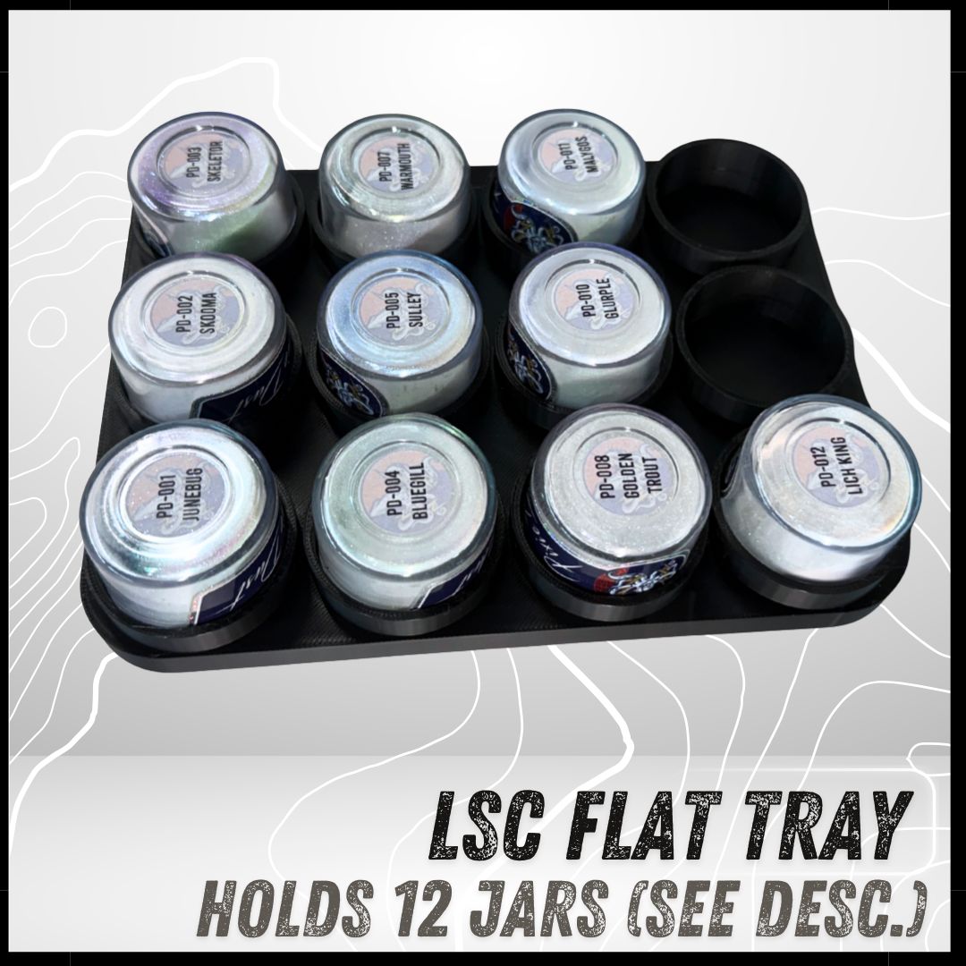 LSC 8BIT Flat Tray (12 Jar) (See Description For Sizing) – Last Swim ...