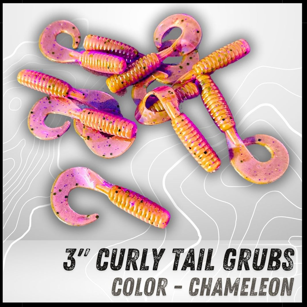 Curly Tail Grubs (3") – Last Swim Customs