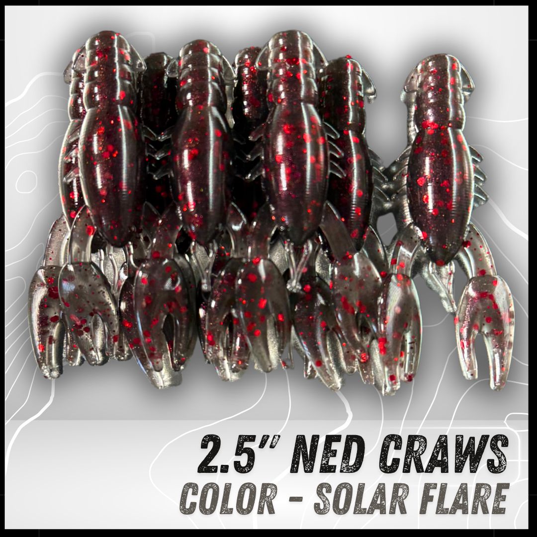 8PK 2.50” Epic Ned Craws – Last Swim Customs