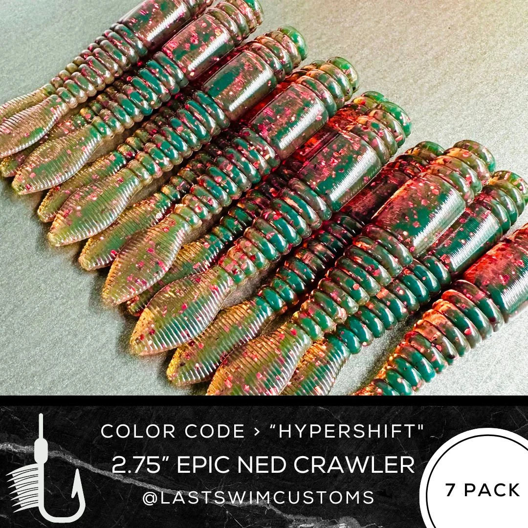 7PK 2.75” Epic Ned Crawlers – Last Swim Customs