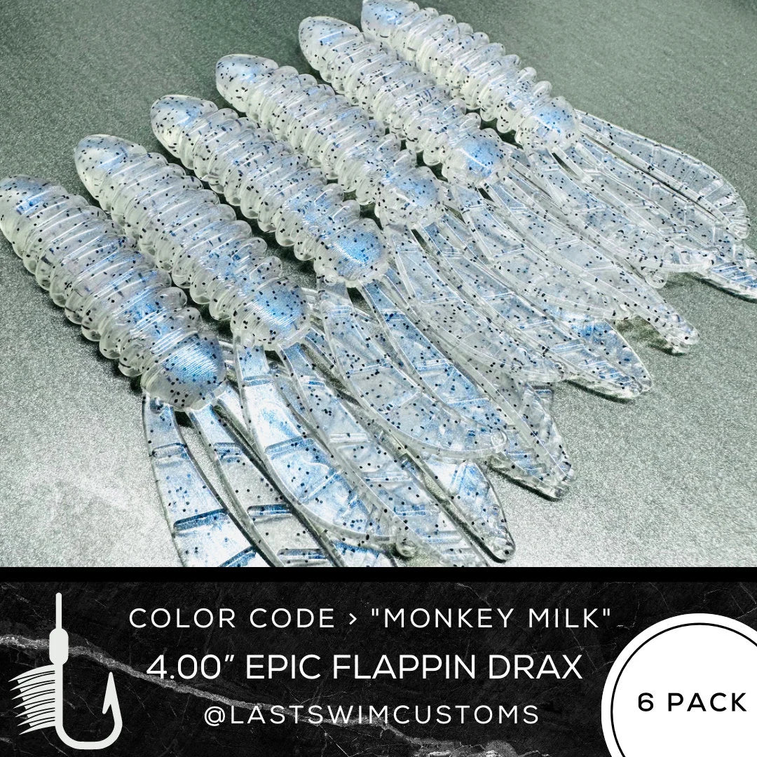 6PK 4.00" Epic Flappin Drax – Last Swim Customs